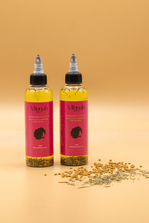 Herbal Hair Growth Oil 2-in-1 Bundle – Minnah Beauty